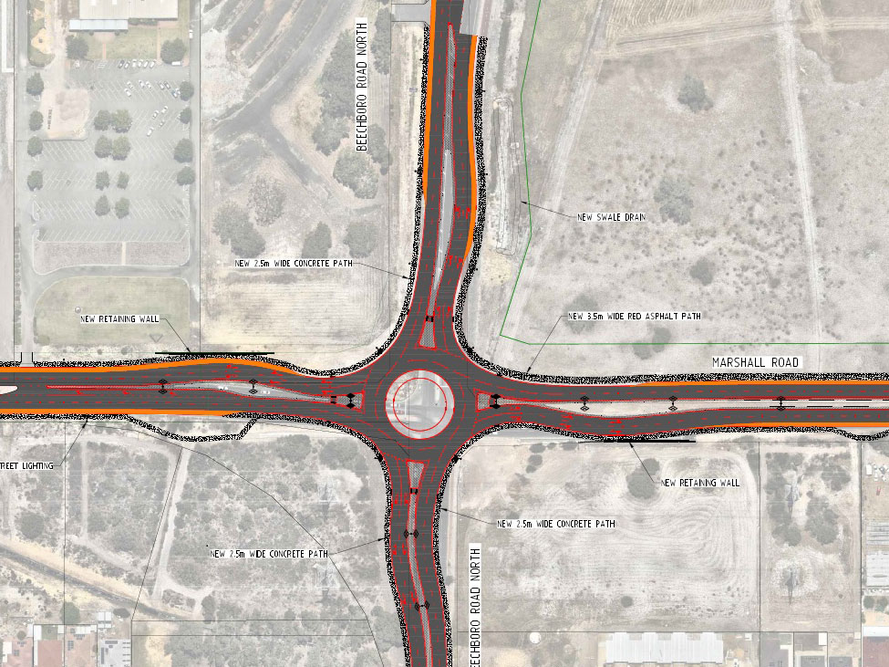 City of Swan - Marshall Road and Beechboro Road North Roundabout